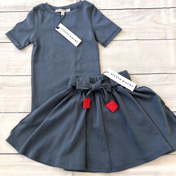 Little Parni | Matching Sets | Nwt Little Parni Blue 2piece Set | Poshmark
